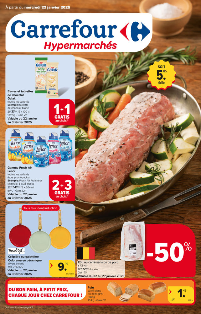 Folders | Produits moins chers chez Carrefour Belgique