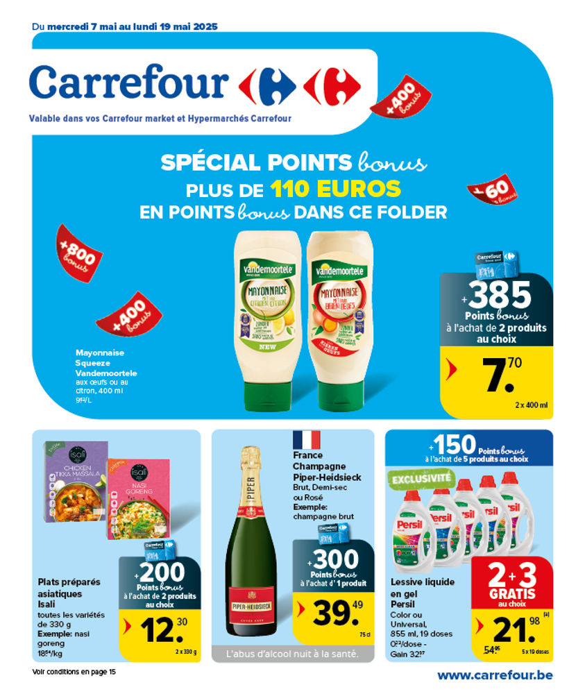 Folders | Produits moins chers chez Carrefour Belgique