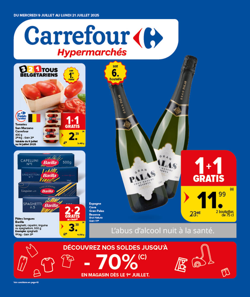 Folders | Produits moins chers chez Carrefour Belgique