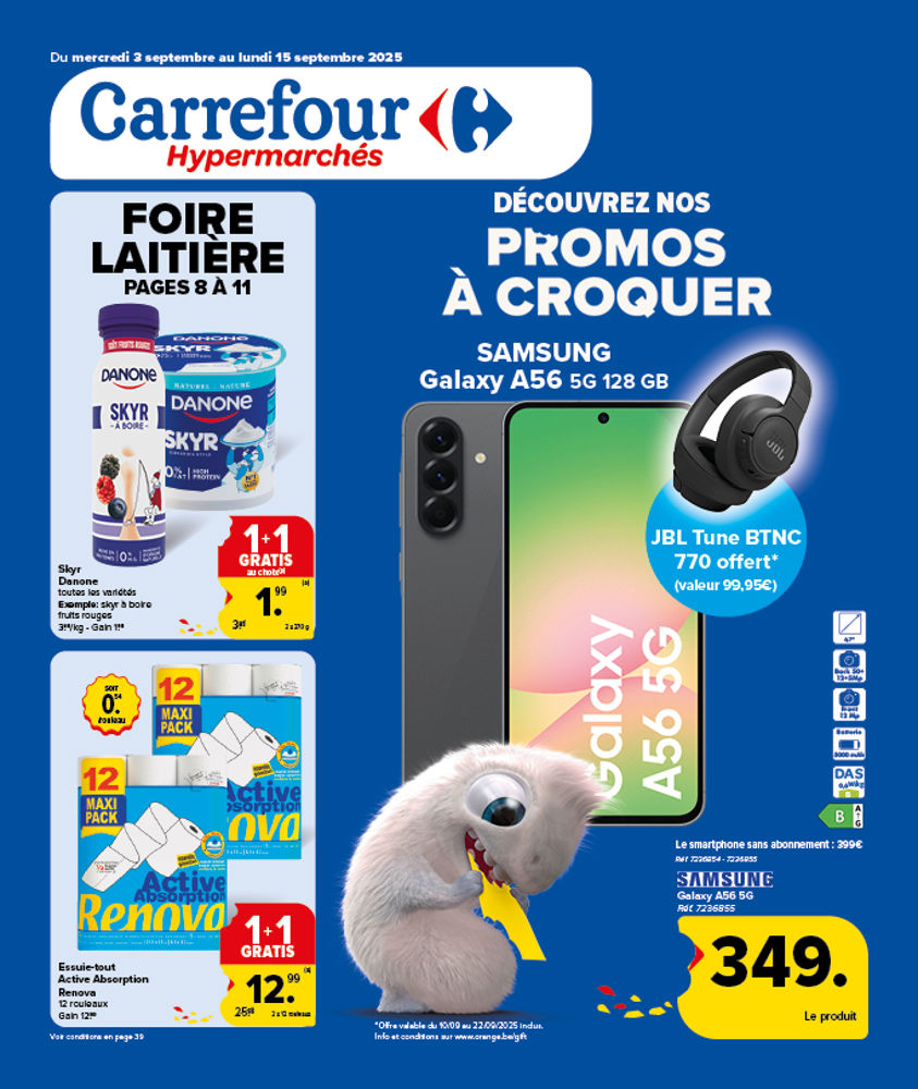 Folders | Produits moins chers chez Carrefour Belgique