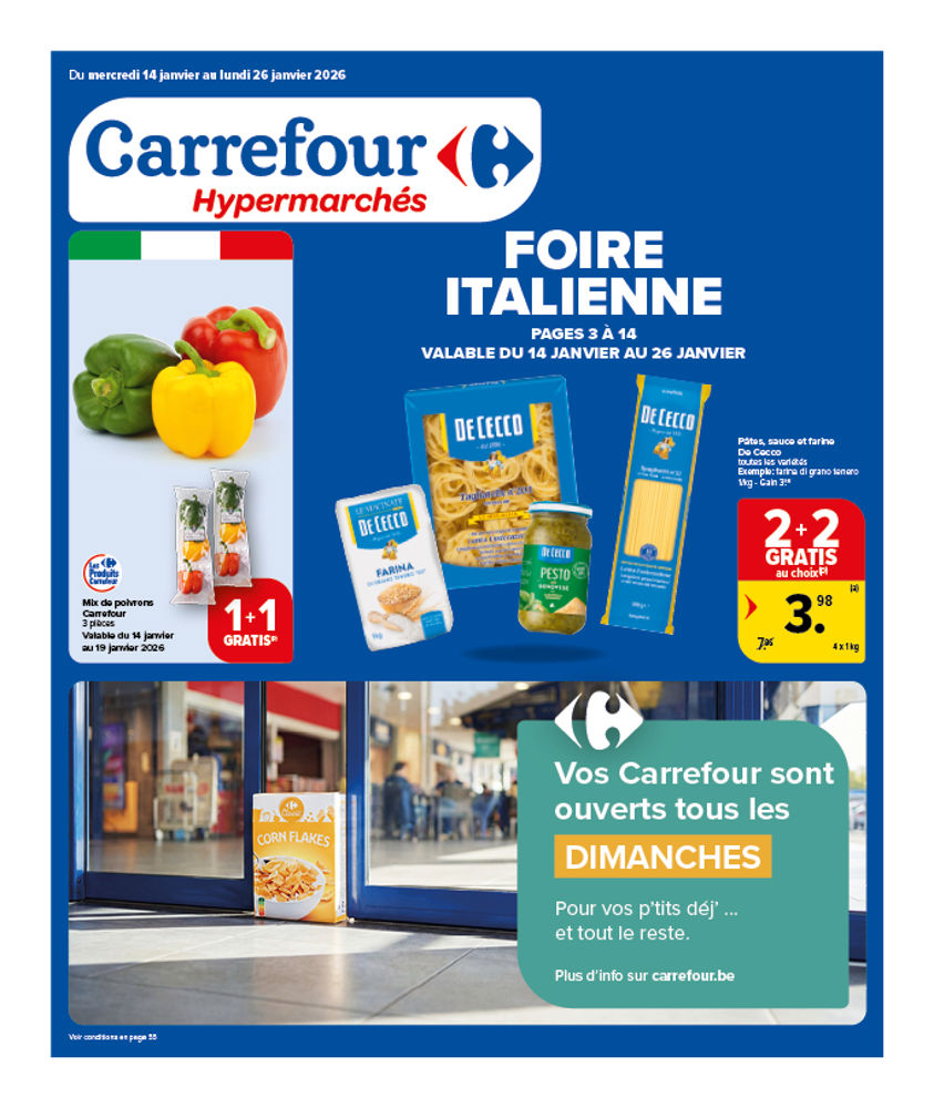 Folders | Produits moins chers chez Carrefour Belgique